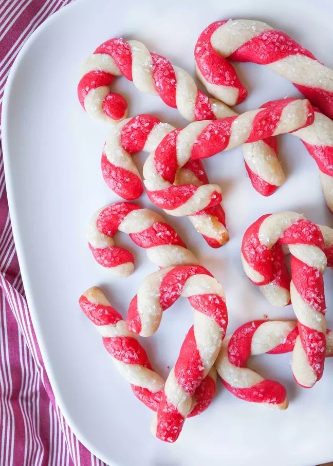 Печенье «Конфетная трость» - Кулинарный рецепт на 1cookit.com